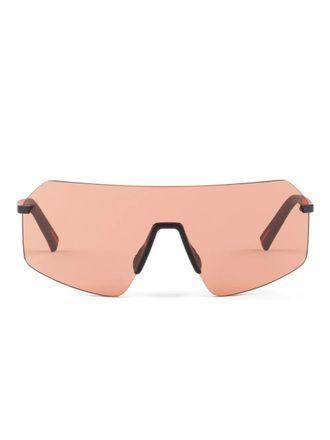 Prada Linea Rossa Sonnenbrille mit Metallgestell - Schwarz