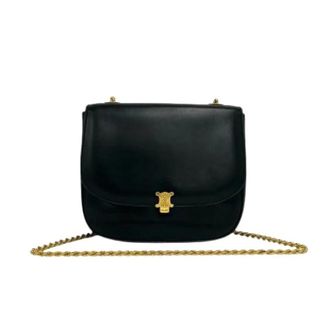 Celine Pre-owned Pochette Sac Bandouli&egrave;re Vintage - Femme - Pre-owned - Noir - Taille: ONE Size