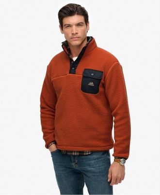 Superdry Fuji Popper Neck Fleece