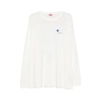 Kenzo Floral Crew Neck Sweater - - Tops - Herren - Wei&szlig; - XL