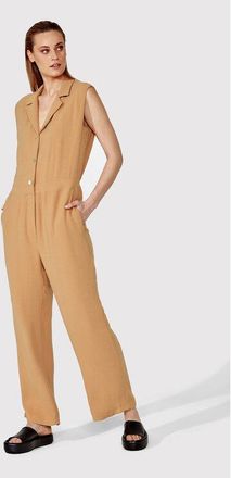 Simple Jumpsuit KMD002 Braun Regular Fit
