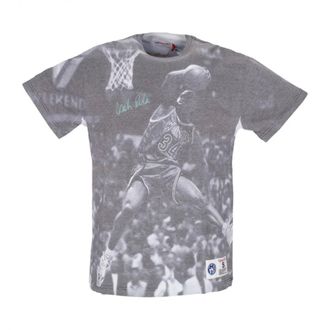 Mitchell & Ness Homme, Tops, Gris, Taille: XL T-shirts