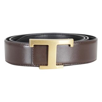 Tod's Homme, Accessoires, Brun, Taille: 95 CM Ceinture T Timeless