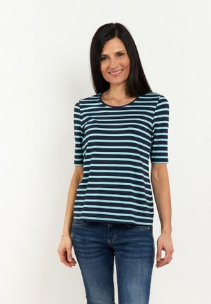 Seidel Moden T-Shirt mit Streifenmuster, MADE IN GERMANY