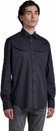 G-Star RAW Herren Slant Pocket Slim Hemd, Mehrfarben (Salute Htr D21087-C965-D422), XL