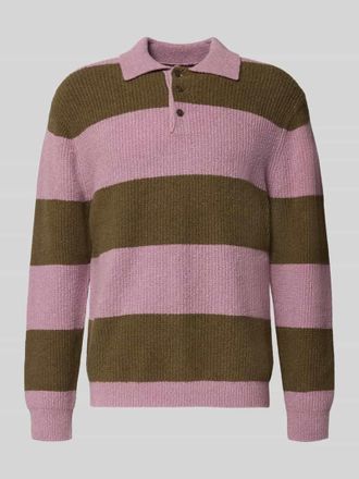 Wood Wood Strickpullover mit Polo-Kragen Modell Kimse