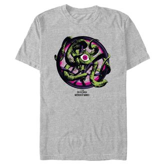 MARVEL Unisex Doctor Strange in The Multiverse Of Madness Seal Of Vishanti Organic Short Sleeve T-shirt, Melange Grey, M