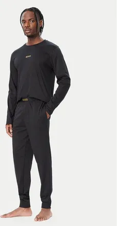 HUGO BOSS Pyjama 50571089 Schwarz Regular Fit