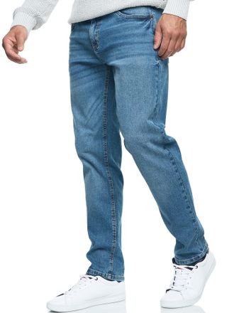 Indicode Herren INSantino Jeanshose aus 99% Baumwolle | Denim Stretch Jeans Männer Medium Dark Cloud, 34/32
