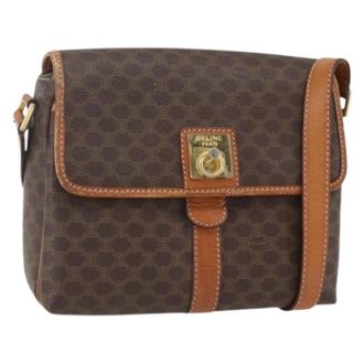 Celine Sac bandouli&egrave;re vintage Pre-owned - Femme - Pre-owned - Brun - Taille: ONE Size