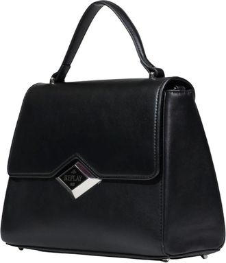 Replay Femme, Sacs, Noir, Taille: ONE Size Sac avec Logo Diamant
