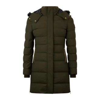 Moose Knuckles Gold Parka Dunkles Olivgr&uuml;nes Damenjacke - - Coats - Damen - Gr&uuml;n - L