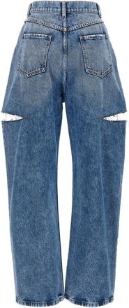Maison Margiela Cut-Out Jeans - Blue