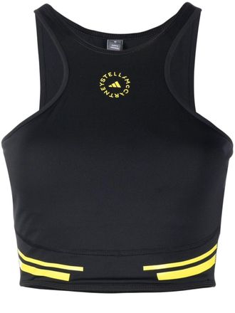 adidas by Stella McCartney haut TruePace crop - Noir
