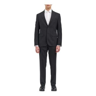 Paoloni Abito in lana stretch - - Suits - Herren - Schwarzk - S