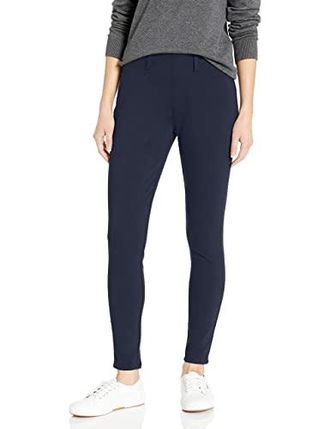 Amazon Essentials Jegging en Tricot Extensible à Enfiler Femme, Bleu Marine, M