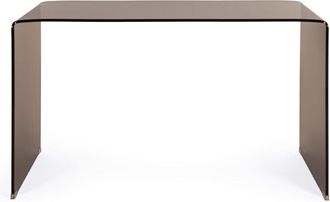 BIZZOTTO IRIDE glass desk 126X70 amber