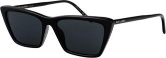 Saint Laurent Mica Thin Sonnenbrille - - Accessories - Damen - Schwarzk - 54 MM