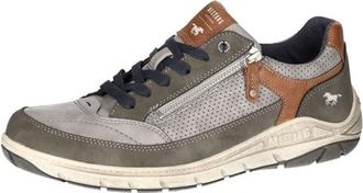 Mustang Jeans Baskets Mode Homme 4160-305, Pointure:43 EU, La Couleur:Gris