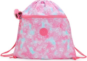 Kipling SUPERTABOO Mittelgroßer Rucksack, Garden Clouds (Rosa)