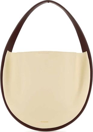 Jil Sander Femme, Sacs, Blanc, Taille: ONE Size Pivot Shoulder Bag