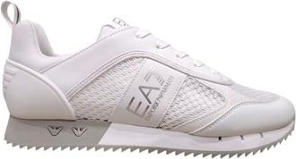 Emporio Armani Emporio Armani Baskets Homme 7X000334AF18610 8033995876628 - 42, Blanc et argenté., 45 1/3 EU