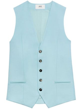 Ami veston en laine vierge - Bleu