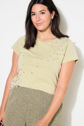 STUDIO UNTOLD T-Shirt T-Shirt Classic Shape Vintage Look Strass