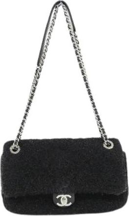 Chanel Pre-owned Sac bandouli&egrave;re en maille - Femme - Pre-owned - Noir - Taille: ONE Size