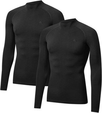 Danish Endurance Langarmshirt Power Compression (2-St) Herren Kompressions-Langarm, Atmungsaktiv & Schnelltrocknend