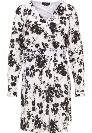 Faina Robe midi avec imprim&eacute; floral mioki