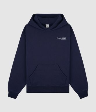 Sporty & Rich Hoodie Modern Dark Navy
