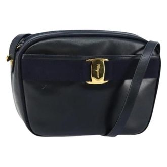 Ferragamo Pre-owned Ledertasche - - Pre-owned - Damen - Blau - ONE SIZE