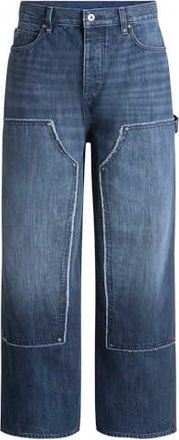 HUGO BOSS Hugo Pantalon Carpenter/M en Jean pour Homme, Bleu foncé (408), 30W / 32L