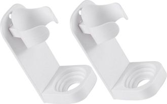 Artibetter 2 St&uuml;ck Elektrischer Zahnb&uuml;rstenhalter ohne Bohren Starker Kleber Wandmontage Stabiler Abs Halter Badezimmer Organizer mit Ablaufloch Hygienisch Platz