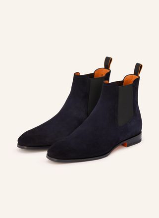 Santoni Chelsea-Boots Archerboot blau
