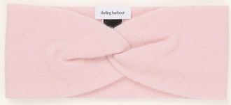 Darling Harbour Darling Harbour Stirnband Aus Cashmere rosa