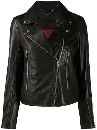 Rag & Bone veste de moto zipp&eacute;e - Noir