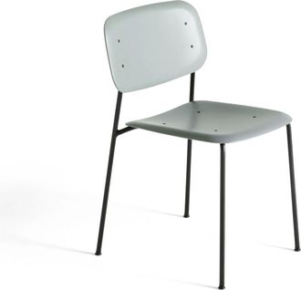 HAY Chaise Soft edge - pi&egrave;tement m&eacute;tal Hay