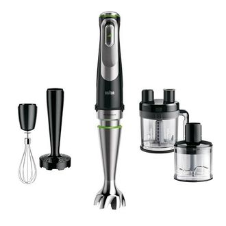 Braun MultiQuick 9 MQ 9187XLI Mixeur Plongeant - Presse-purée avec technologie Active PowerDrive et 5 accessoires pour hacher, presser, mélanger et piler de