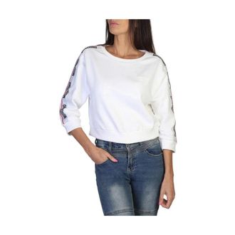 Moschino Femme, Sweatshirts et sweats &agrave; capuche, Blanc, Taille: 40 FR SweaT-shirt Femme Blanc