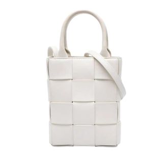 Bottega Veneta Pre-owned Cassette Mini Umh&auml;ngetasche - - Pre-owned - Damen - Wei&szlig; - ONE SIZE