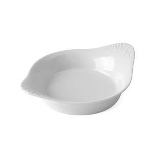 Holst Porzellan Cr&egrave;me Br&ucirc;l&eacute;e Schale 12 cm m. Flammenrelief