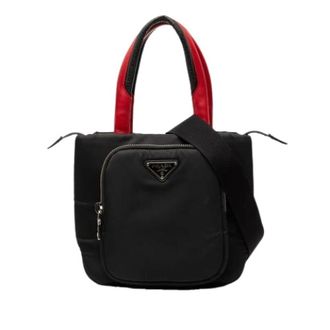 Prada Sac bandouli&egrave;re vintage en nylon Pre-owned - Femme - Pre-owned - Noir - Taille: ONE Size