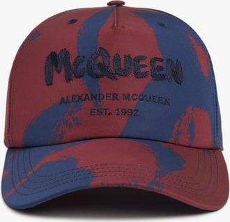 Alexander McQueen Casquette logotyp&eacute;e