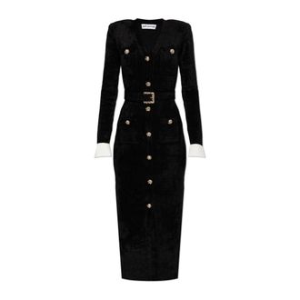 Self Portrait Strickkleid - - Dresses - Damen - Schwarzk - M