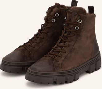 Paul Green Schn&uuml;rboots braun