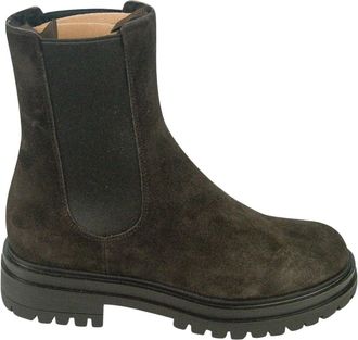 Gianvito Rossi Femme, Chaussures, Brun, Taille: 38 1/2 EU Chelsea Bottes