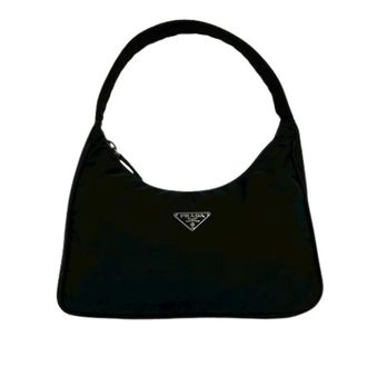 Prada Sac bandouli&egrave;re vintage en nylon pr&eacute;-poss&eacute;d&eacute; - Femme - Pre-owned - Noir - Taille: ONE Size