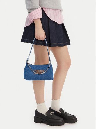 Tommy Jeans Handtasche Tjw Cool Denim Shoulder Bag AW0AW18575 Blau